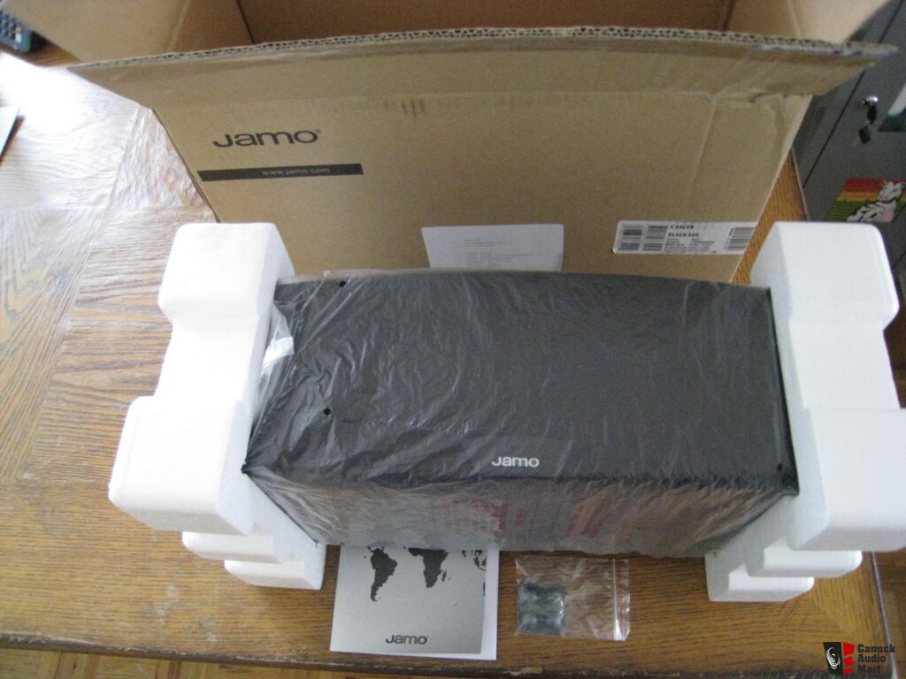 Jamo C60 CEN center channel + C60 SUR surrounds (left and right) NEW IN ...