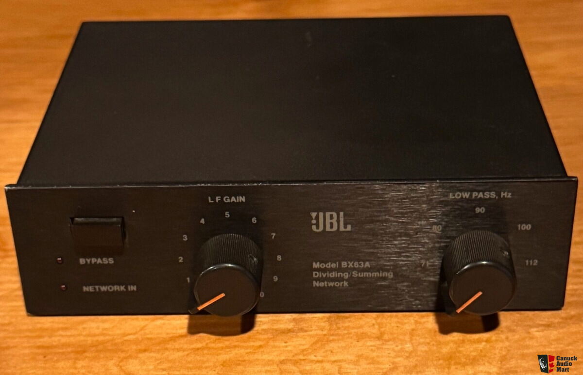 JBL BX63A Active/Passive Dividing Summing Network / Crossover Photo ...
