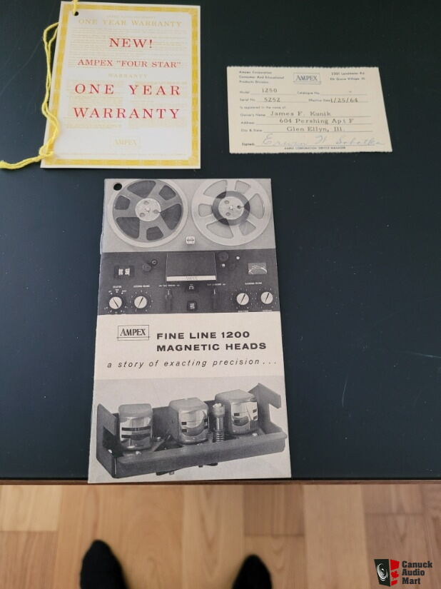 Ampex 1260 Reel to Reel Photo #5441814 - Canuck Audio Mart