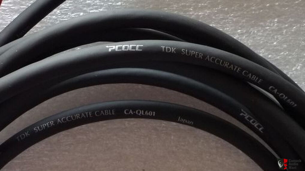 PCOCC TDK Super Accurate cable CA-QL601 Japan Photo #5451057 - Canuck ...