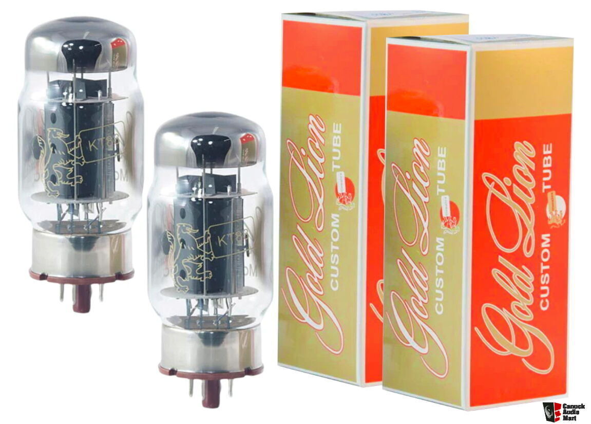 Gold Lion Genalex KT88 Power Tubes (Matched Pair): NEW-in-BOX; 180 Day ...