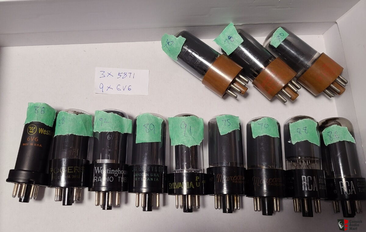 6v6 tube lot Photo #5103588 - Canuck Audio Mart