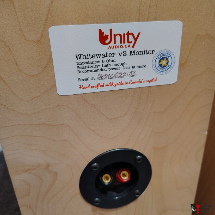 Unity Audio Whitewater v2 speakers, maple veneer Photo #5453590 ...