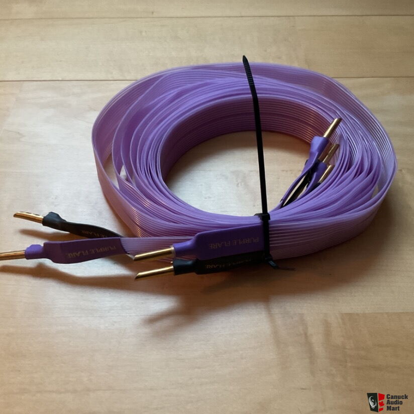 Nordost purple flare speaker cables For Sale - Canuck Audio Mart