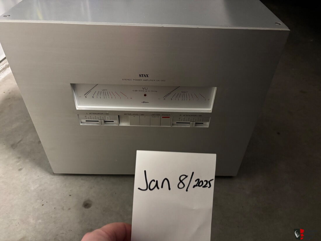 Stax DA-300 power amplifier ******* EXCELLENT Condition Photo #5455279 ...
