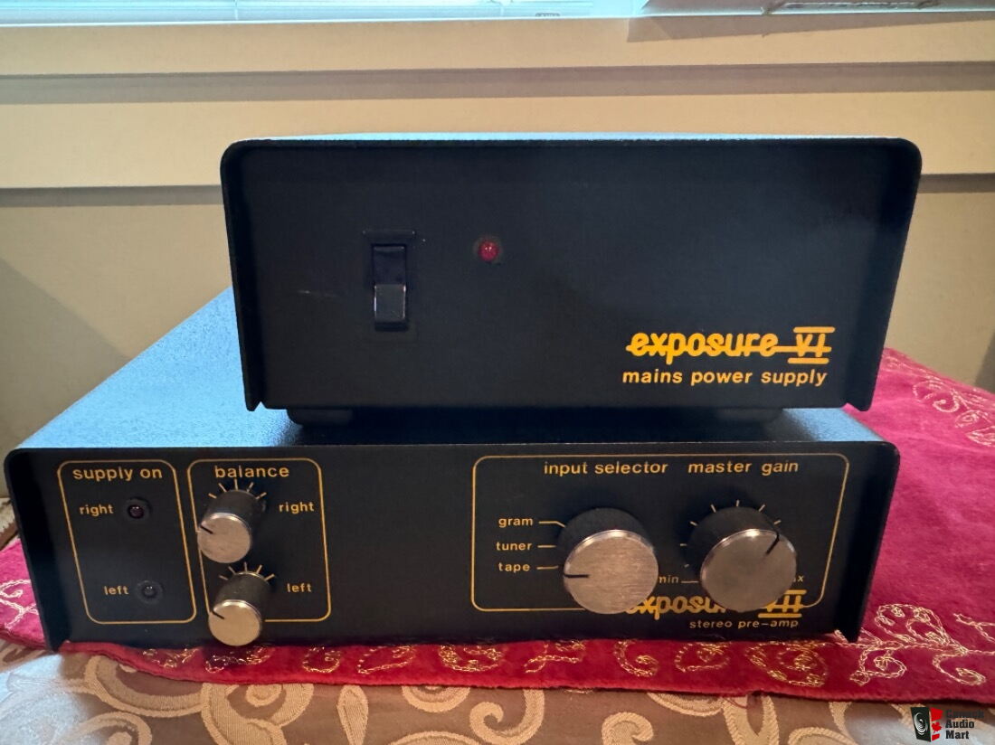 Exposure IV Dual Mono + Exposure VII Preamplifier + VI Power Supply ...