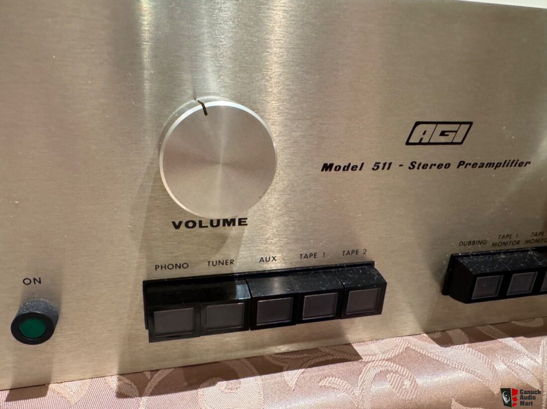 AGI 511 Pre-Amplifer, Black Gates + Mundorf E-Caps Photo #5455712 ...