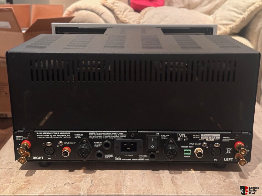 VTL S200 Signature Amp LNIB includes Manual, Tubes, Power Cord and more ...