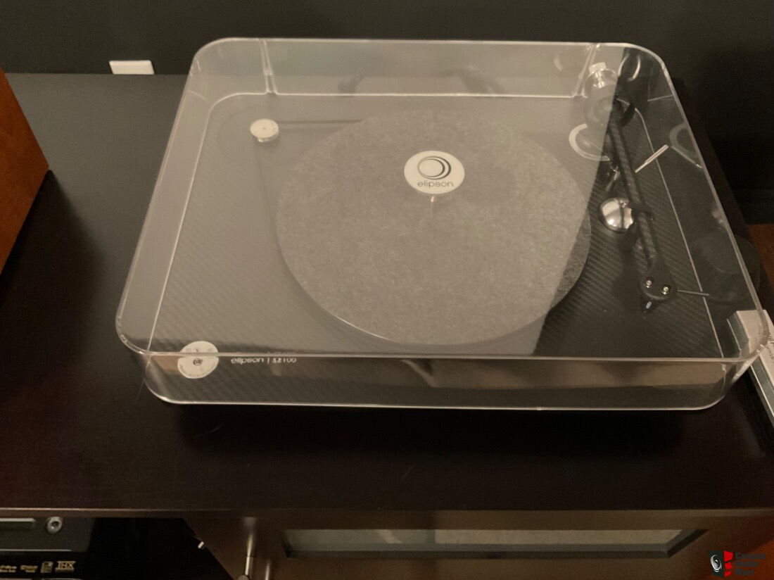 Elipson Omega 100 Carbon Turntable - Ortofon 2M blue For Sale - US ...