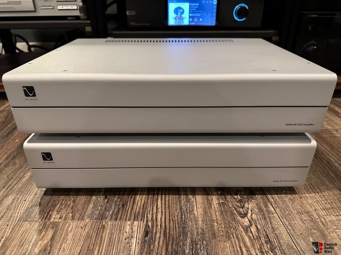 Ps Audio M1200 mono blocks+ AQ Monsoon power cables For Sale - Canuck ...