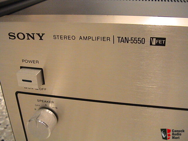 Sony TAN-5550 V-FET Power Amplifier "For Parts Photo #546036 - US Audio ...