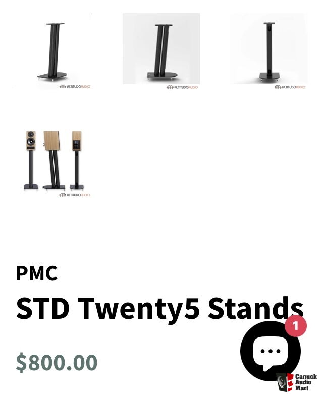 PMC Twenty.22 with PMC stands Photo #5461327 - Canuck Audio Mart