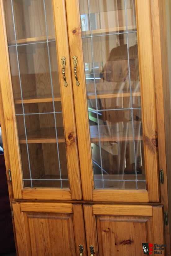 Custom-made, solid Pine A/V unit Photo #5461875 - Canuck Audio Mart