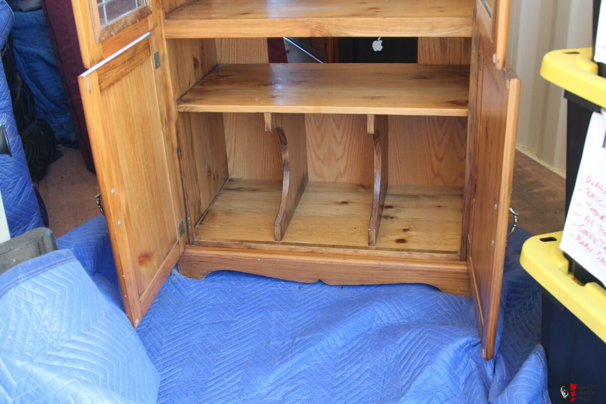 Custom-made, solid Pine A/V unit Photo #5461878 - Canuck Audio Mart