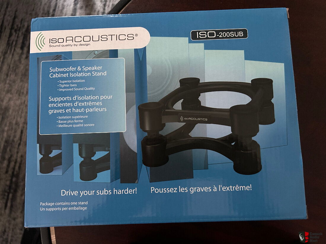 IsoAcoustics ISO-200Sub Subwoofer Isolation Stand - 4 available Photo ...