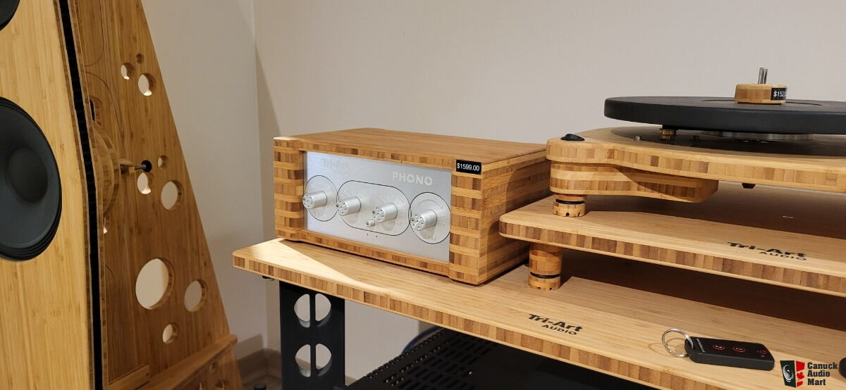 Tri-Art Audio MM/MC Phono Preamp Adustable Loading & Gain & Degaus ...