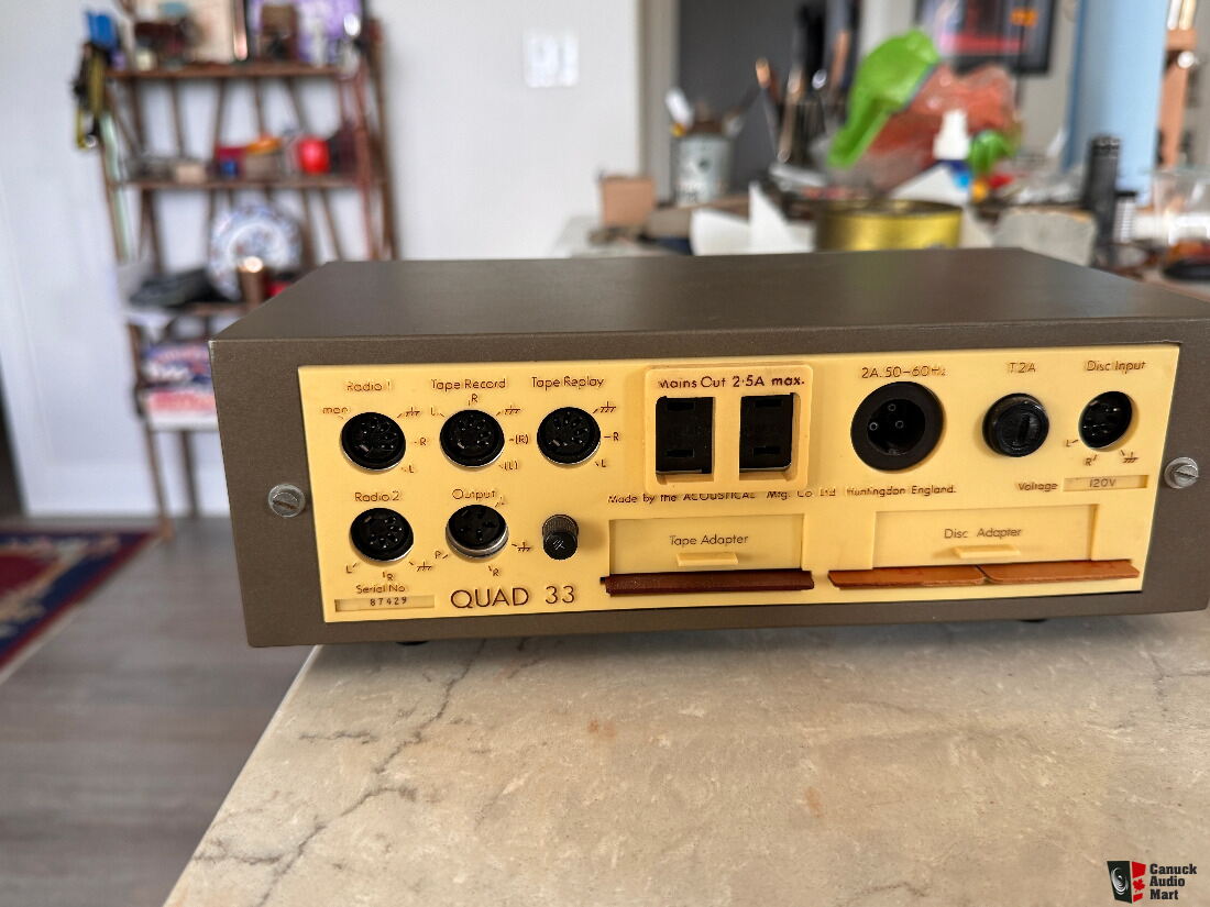 Quad 33 preamp with cord including delivery Photo #5468094 - Canuck ...