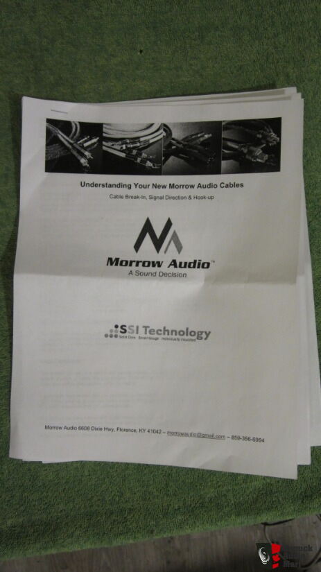 Morrow Audio SP-4 Speaker Cables 2M Photo #5470419 - Canuck Audio Mart