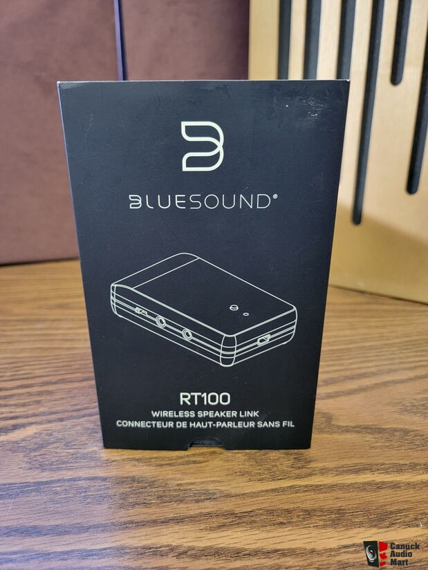 NOS Bluesound RT100 wireless speaker link (shipping incl) Dealer Ad ...