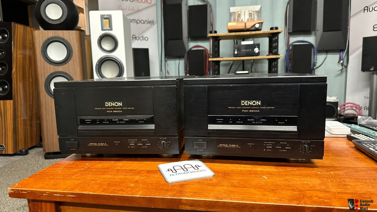 Denon POA-6600A Mono Power Amplifier Photo #5476653 - Canuck Audio Mart