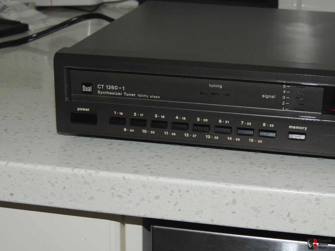 Dual CT1260-1 AM/FM Stereo Tuner- PLL Lock, Made in Germany Photo ...