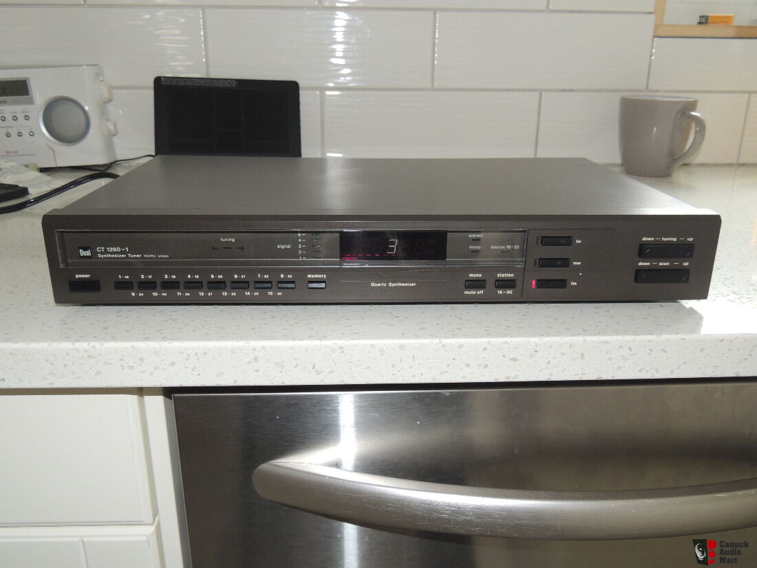 Dual CT1260-1 AM/FM Stereo Tuner- PLL Lock, Made in Germany For Sale ...