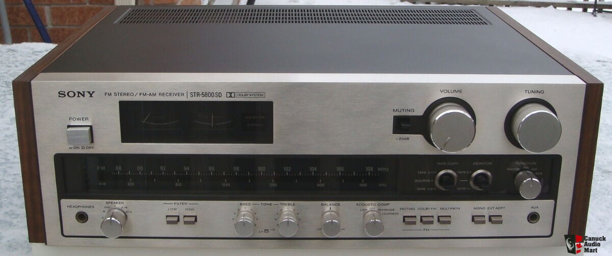 Sony STR-5800SD AM/ FM Stereo Receiver + Manuals (pdf) + More Photo ...