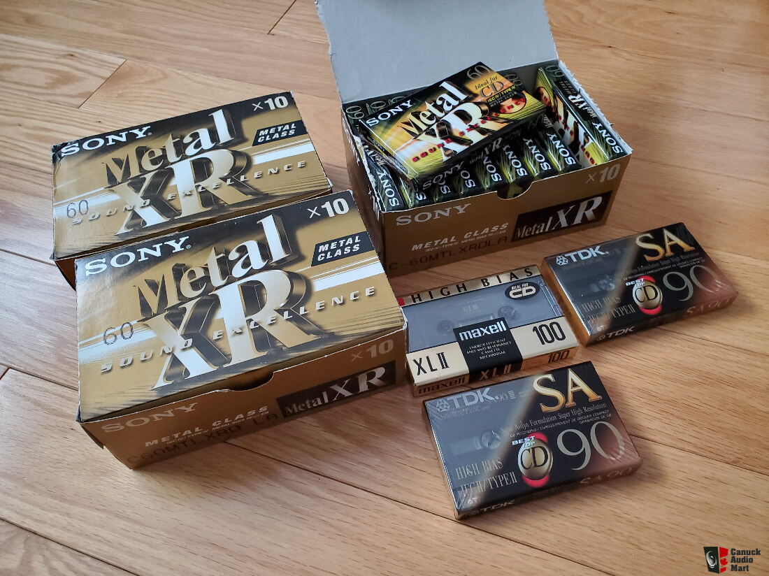 Sony Metal XR 60 tapes, 30 pieces, sealed brand new Photo #5479977 ...