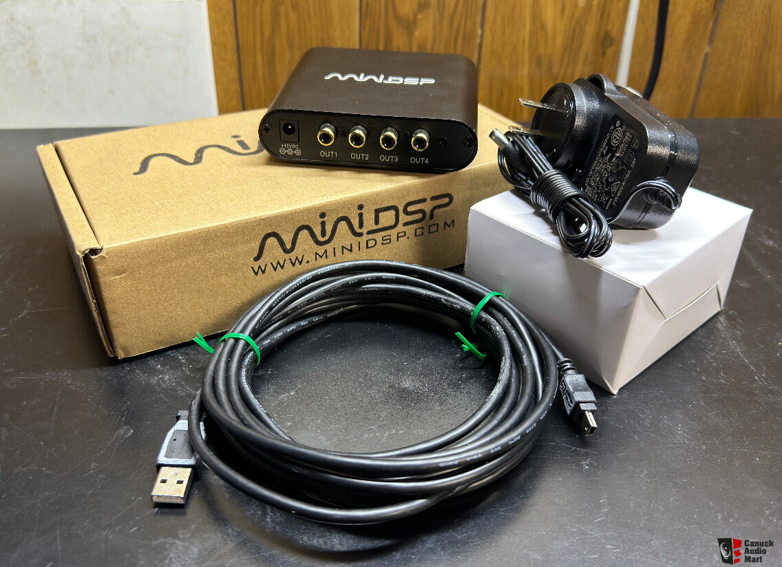 miniDSP 2x4HD Digital Audio Processor For Sale - Canuck Audio Mart