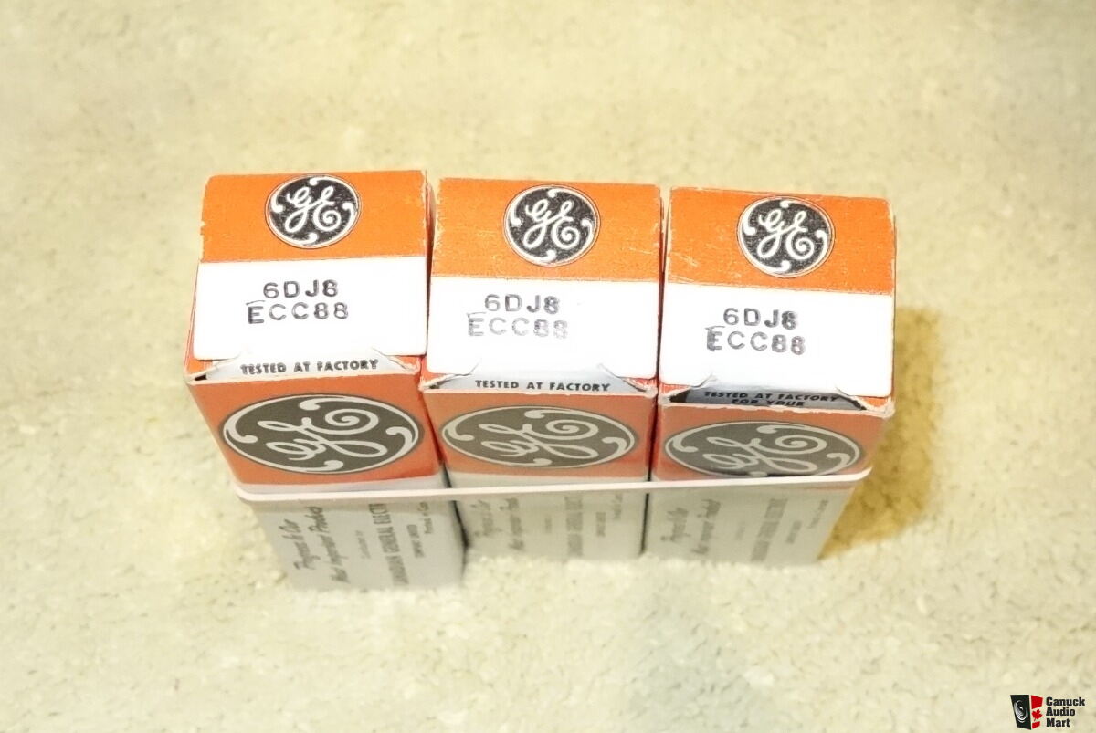 New GE and United 6DJ8 ECC88 Made in West Germany Telefunken Photo ...