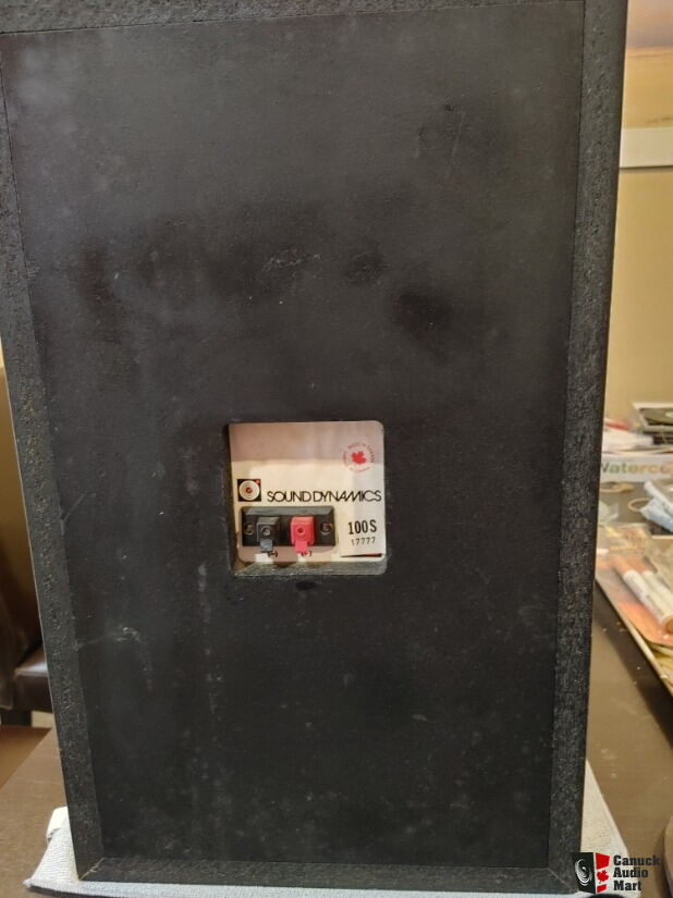 Sound Dynamics 100 vintage Canadian made speakers with stands Photo ...