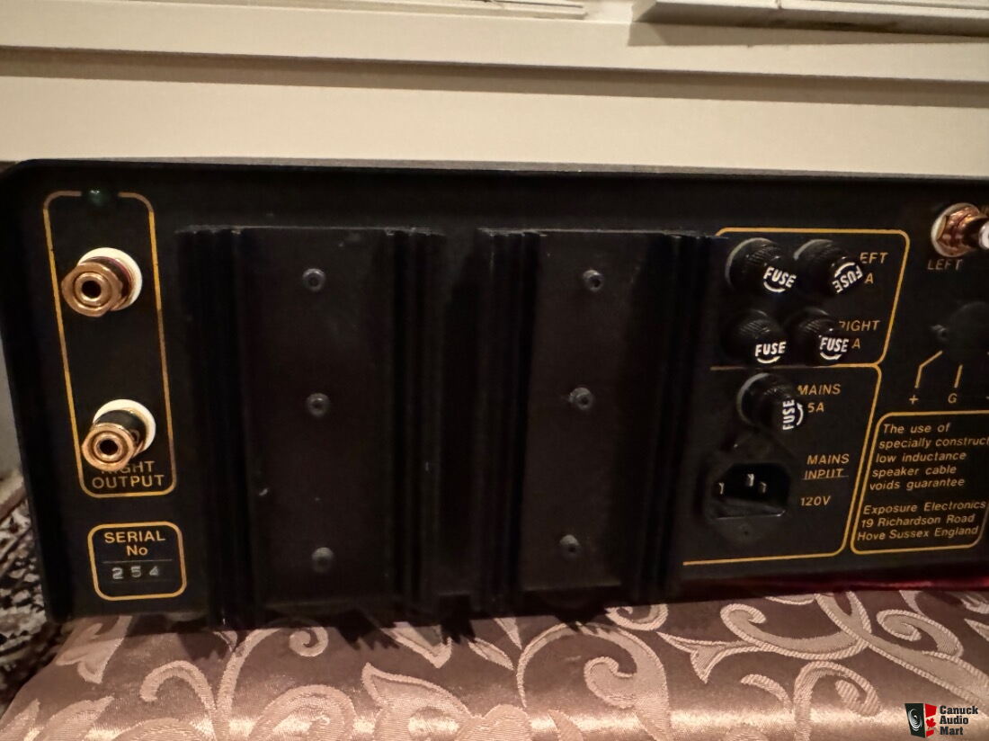 Exposure IV Dual Mono + Exposure VII Preamplifier + VI Power Supply ...