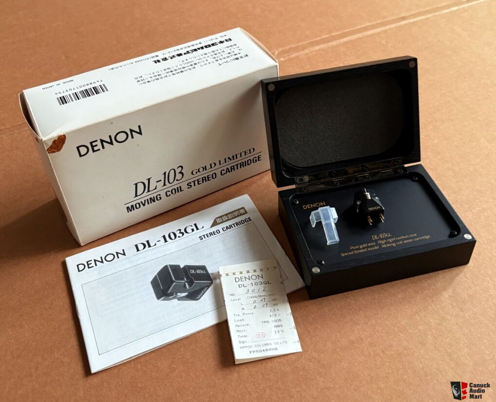 Denon DL-103 Gold Limited edition cartridge Photo #5485384 - US Audio Mart