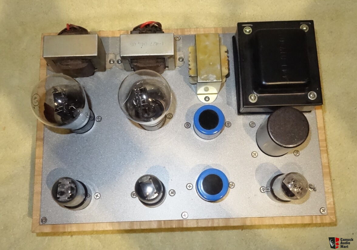 Oliver Sayes single ended 45 amplifier with globe Tungsol 45 tubes ...