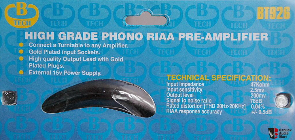 B Tech BT926 phono preamplifier – How Much? Photo #549444 - Canuck ...