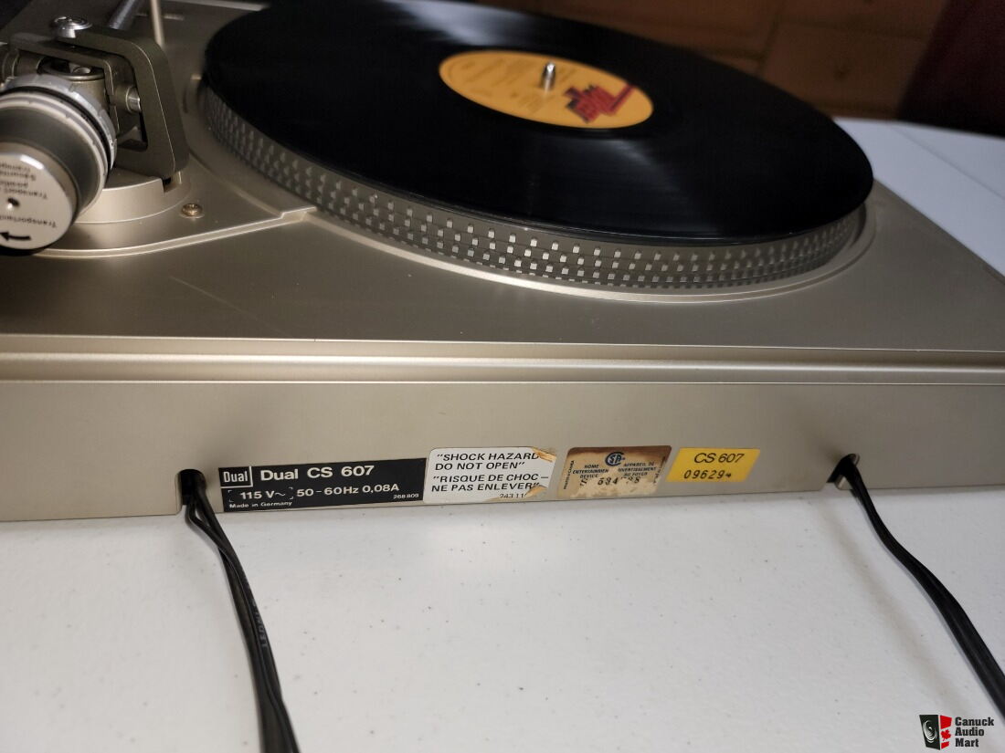 Dual CS 607 Turntable Photo #5494874 - Canuck Audio Mart