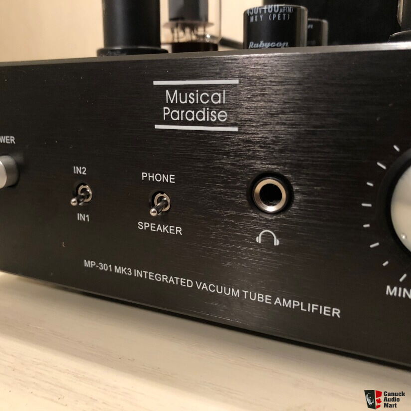Musical Paradise MP-301 Mk III (3) Deluxe Version Integrated Amplifier ...
