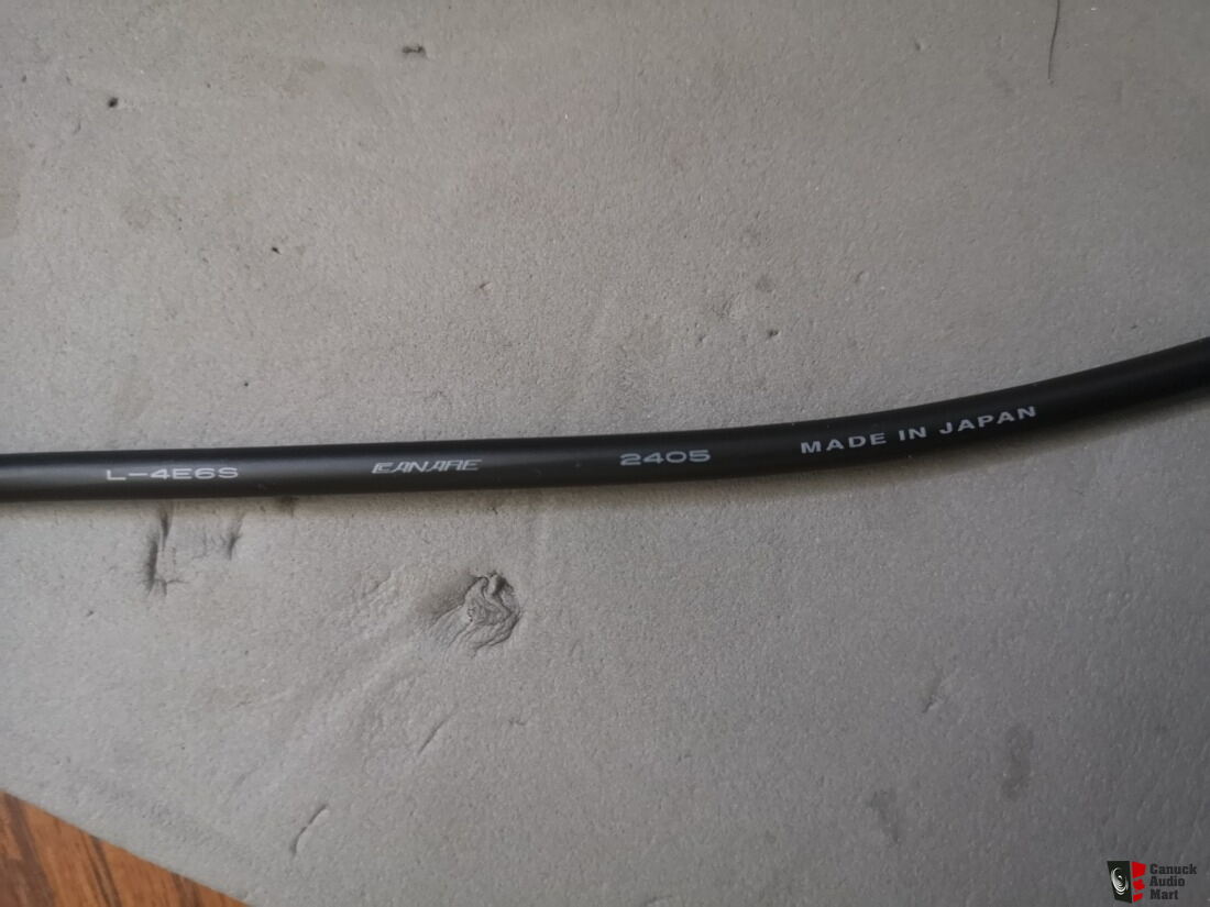 Canare L-4E6S Audiophile RCA interconnect cables Photo #5498897 ...