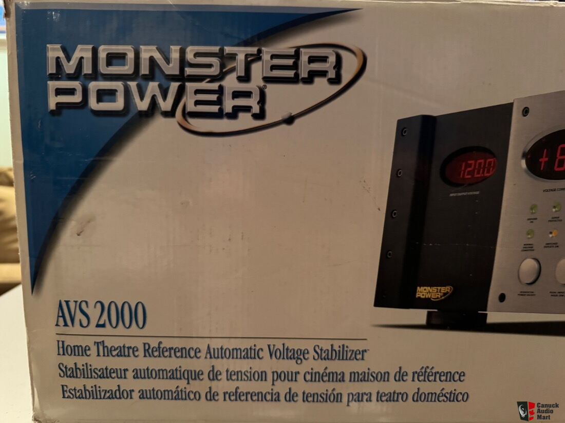 Monster AVS 2000 Power Conditioner Brand New Never Used Photo #5501514 ...