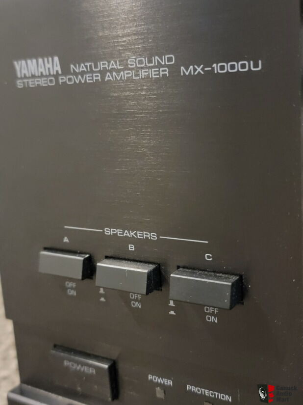 Yamaha MX1000U Amplifier. One owner Photo #5505423 - Canuck Audio Mart