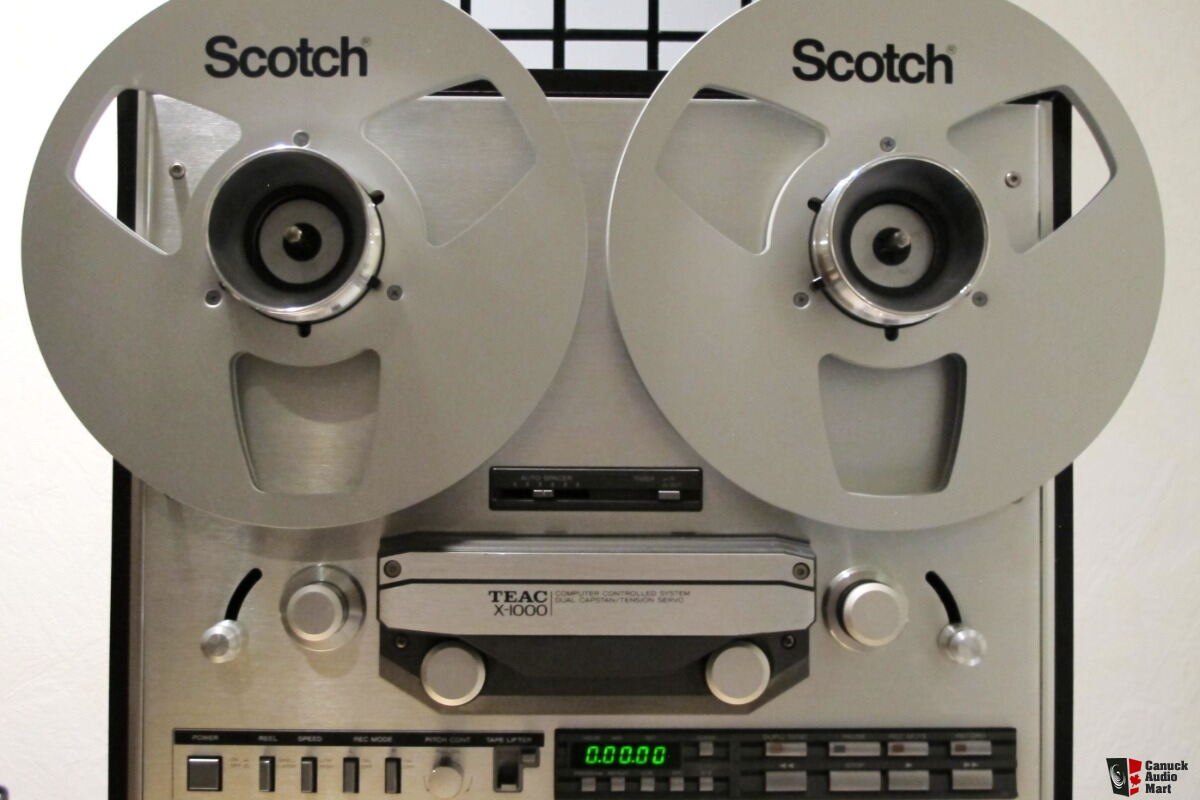TEAC X-1000 4-track, 2-channel reel to reel tape recorder - EXCELLENT ...