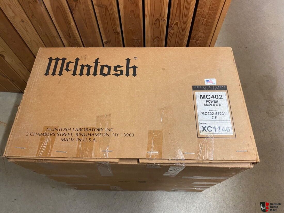 McIntosh MC402 Power Amplifier Photo #5505572 - UK Audio Mart