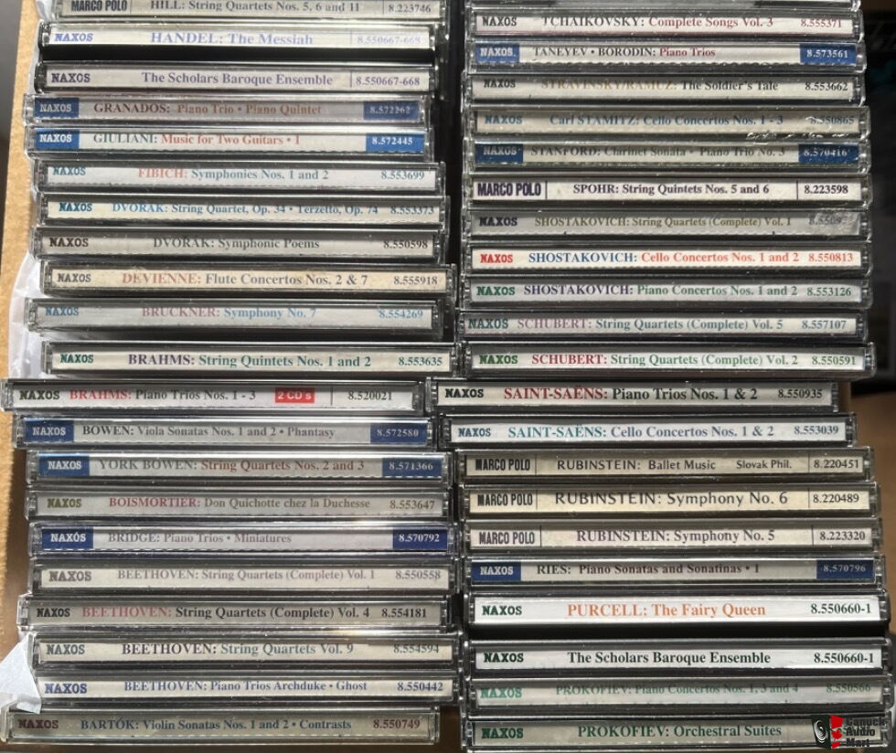 Naxos Classical CDs 80pcs. New Batch #2, include 10 albums in factory ...