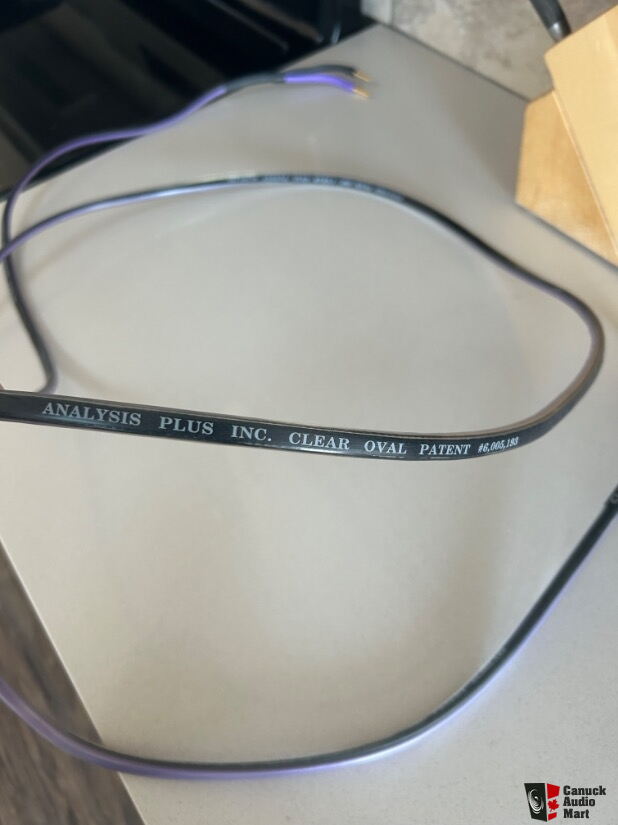 Clear Oval Speaker Cable Photo #5512404 - Canuck Audio Mart