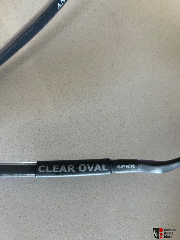 Clear Oval Speaker Cable Photo #5512405 - Canuck Audio Mart