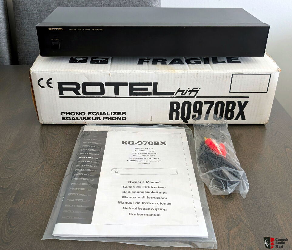 Rotel RQ970BX RIAA Phono Stage For Sale - Canuck Audio Mart