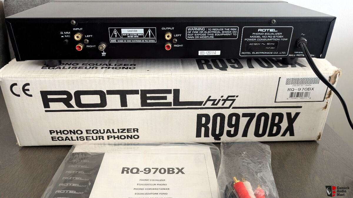 Rotel RQ970BX RIAA Phono Stage Photo #5512519 - Canuck Audio Mart
