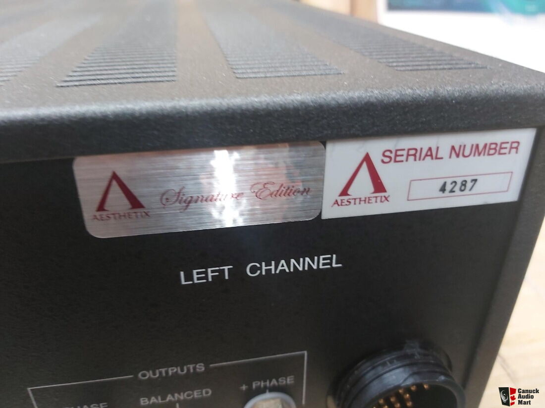 Aesthetix IO Signature phono/preamp Photo #5512530 - Canuck Audio Mart