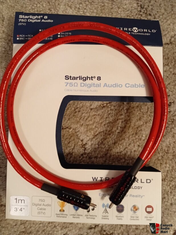 Wireworld Starlight 8 Coaxial Digital Audio Cable Photo #5513488 ...