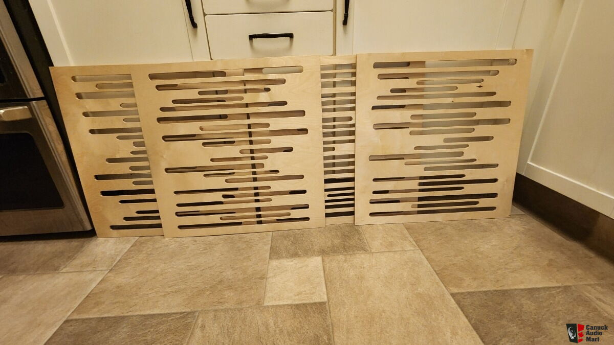 Inity Acoustics Scatter / Diffusion Plates 1/4" Baltic Birch Plywood ...